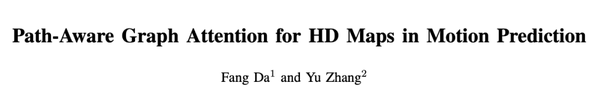ICRA 2022丨Argoverse运动预测冠军，轻舟智航提出基于路径感知的图注意力模型 - 知乎