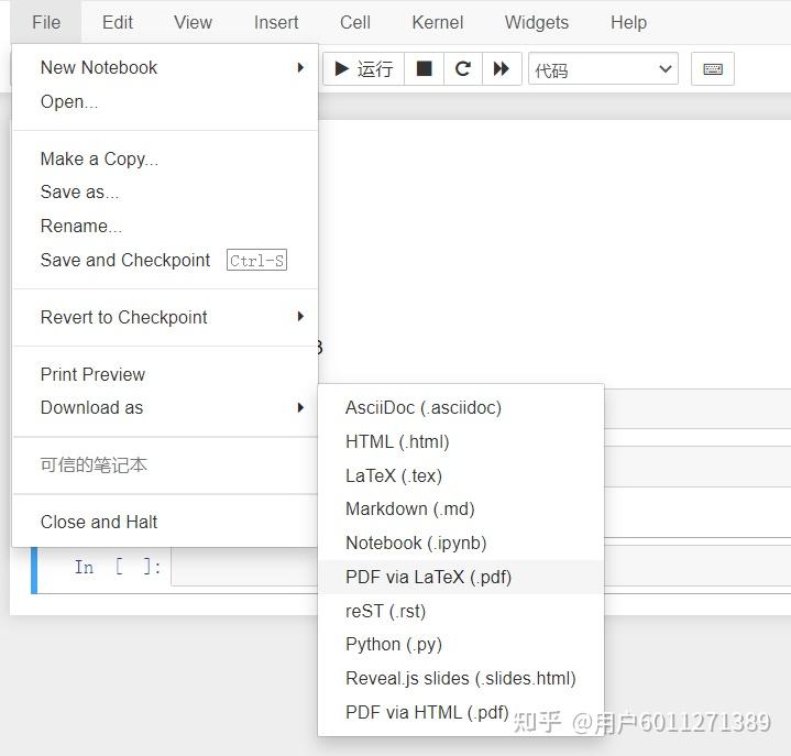 Jupyter Download As PDF jupyter-download-as-pdf