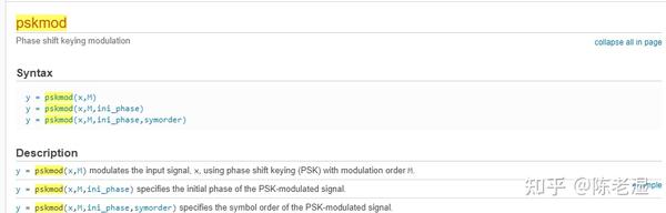 通信MATLAB仿真常用函数 - 知乎