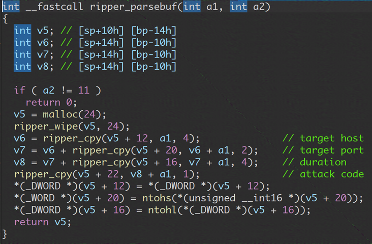 新兴 DDoS Botnet 家族 Ripper 正在持续进化 - 知乎