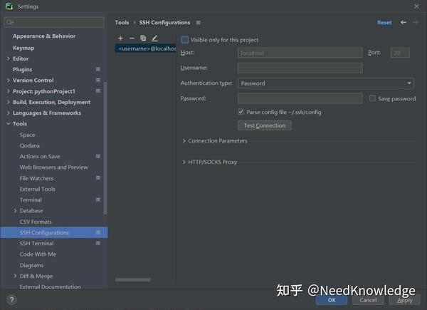 Pycharm | Create SSH configurations - 知乎