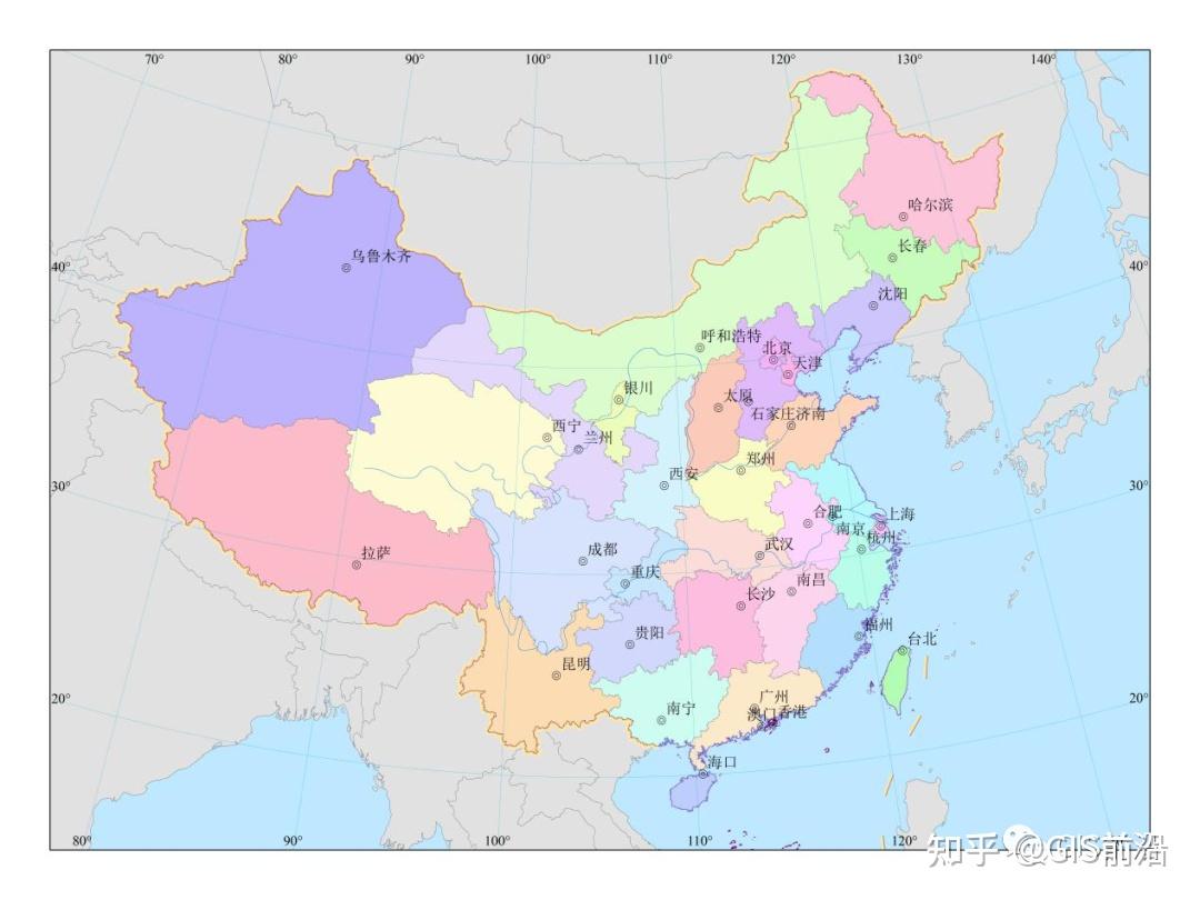 学GIS的你，是时候自己做张中国地图了（附行政区划数据下载） - 知乎
