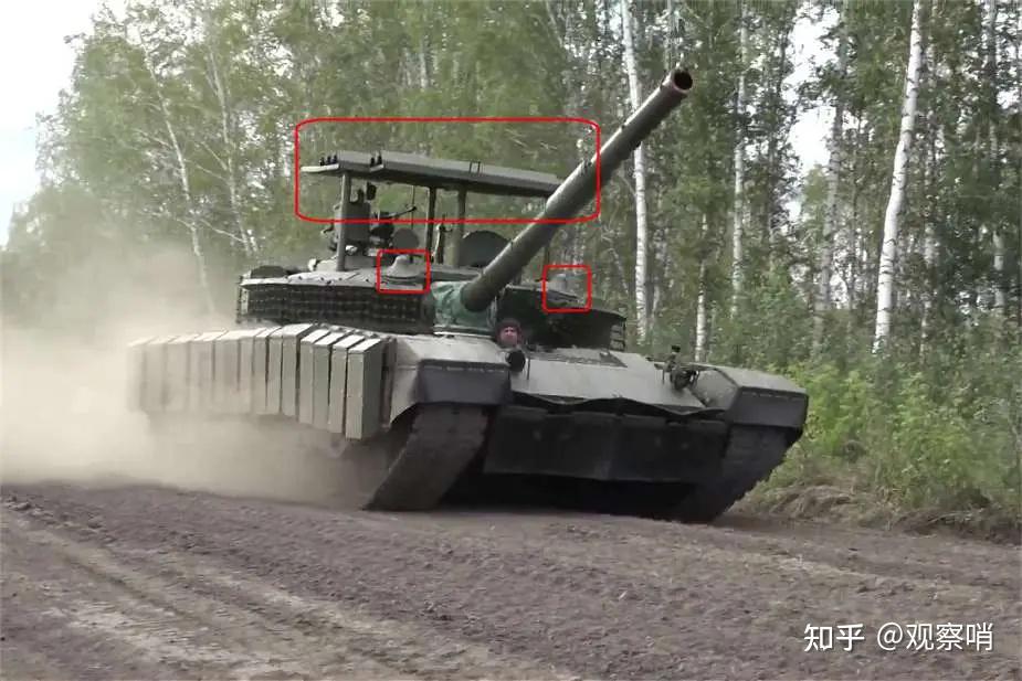 T-80BVM坦克再升级，为了对付乌军的无人机，配备全新的电子战系统 - 知乎