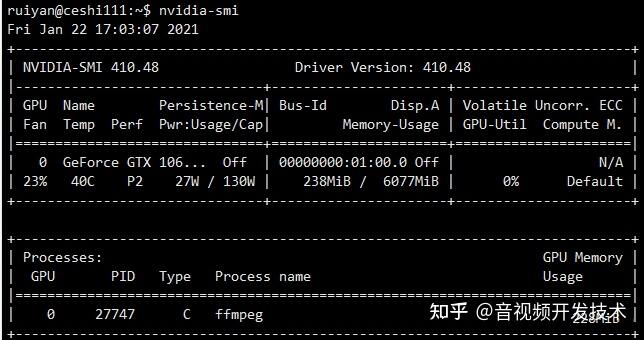 ffmpeg转码cpu很高，ffmpeg实现GPU(硬编码)加速转码，解决ffmpeg转码速度慢 - 知乎
