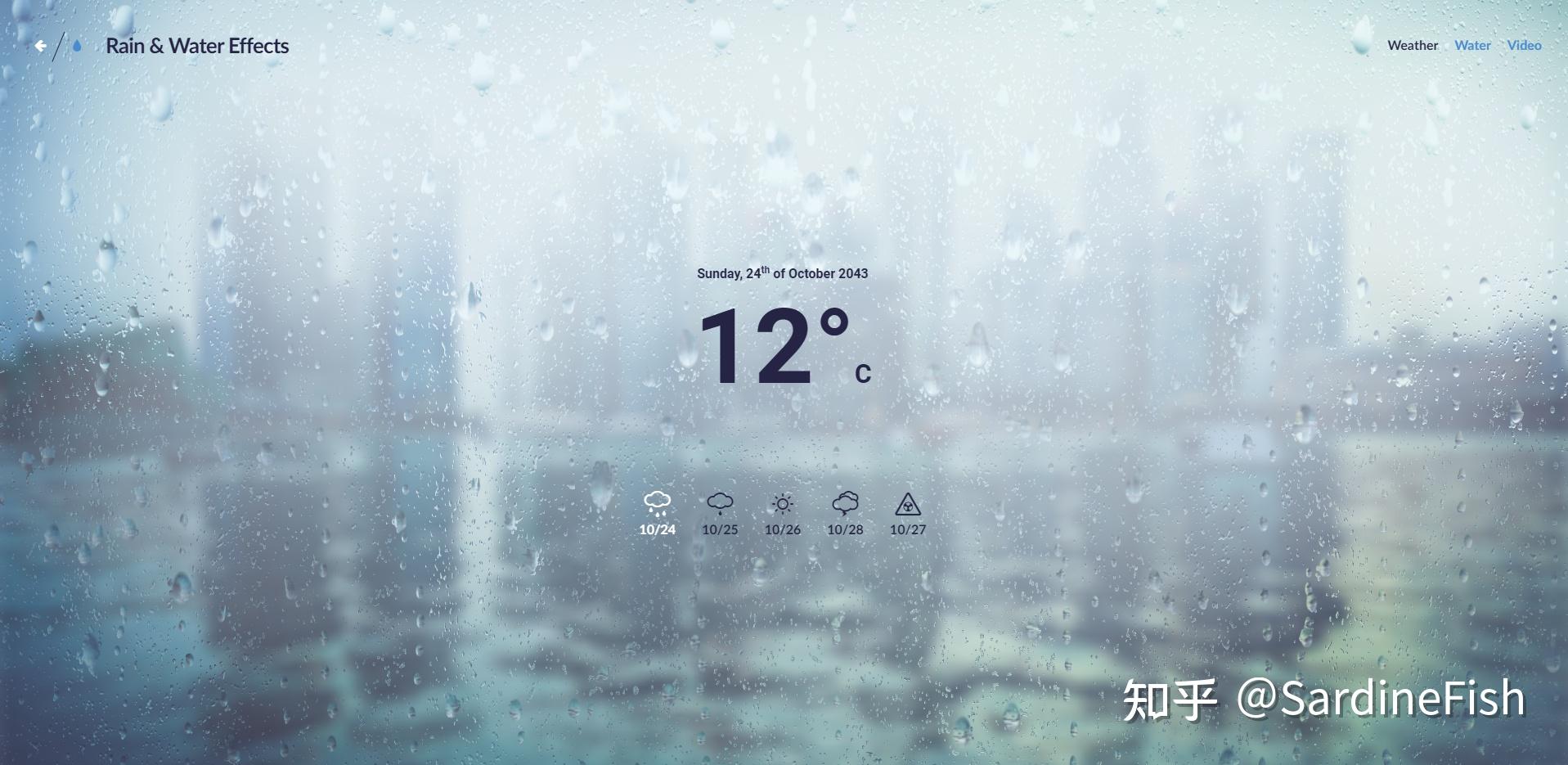 用WebGL实现雨打屏幕 - 知乎