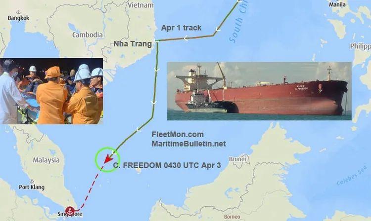 VLCC在中国南海中断航行，救护生病船员 - 知乎
