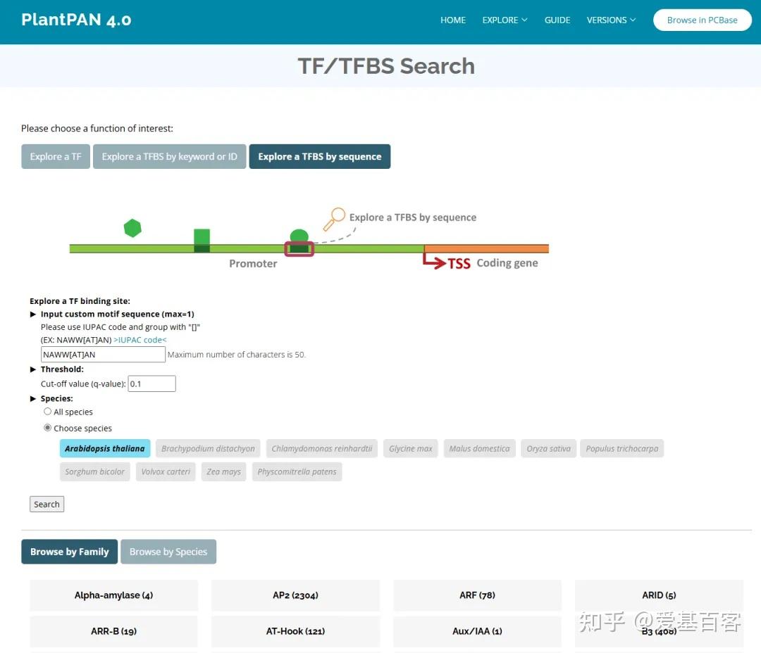 PlantPAN 4.0:探索植物转录因子和启动子的调控数据库 - 知乎