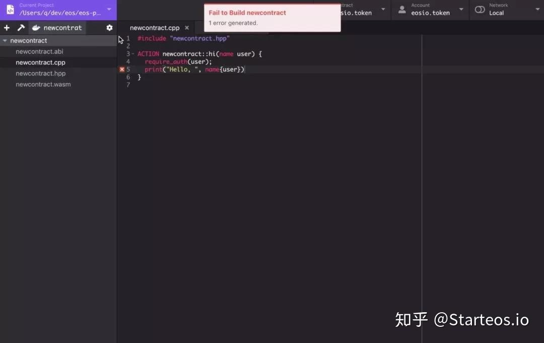 EOS Studio教程（二）：在本地节点上进行EOSIO开发 - 知乎