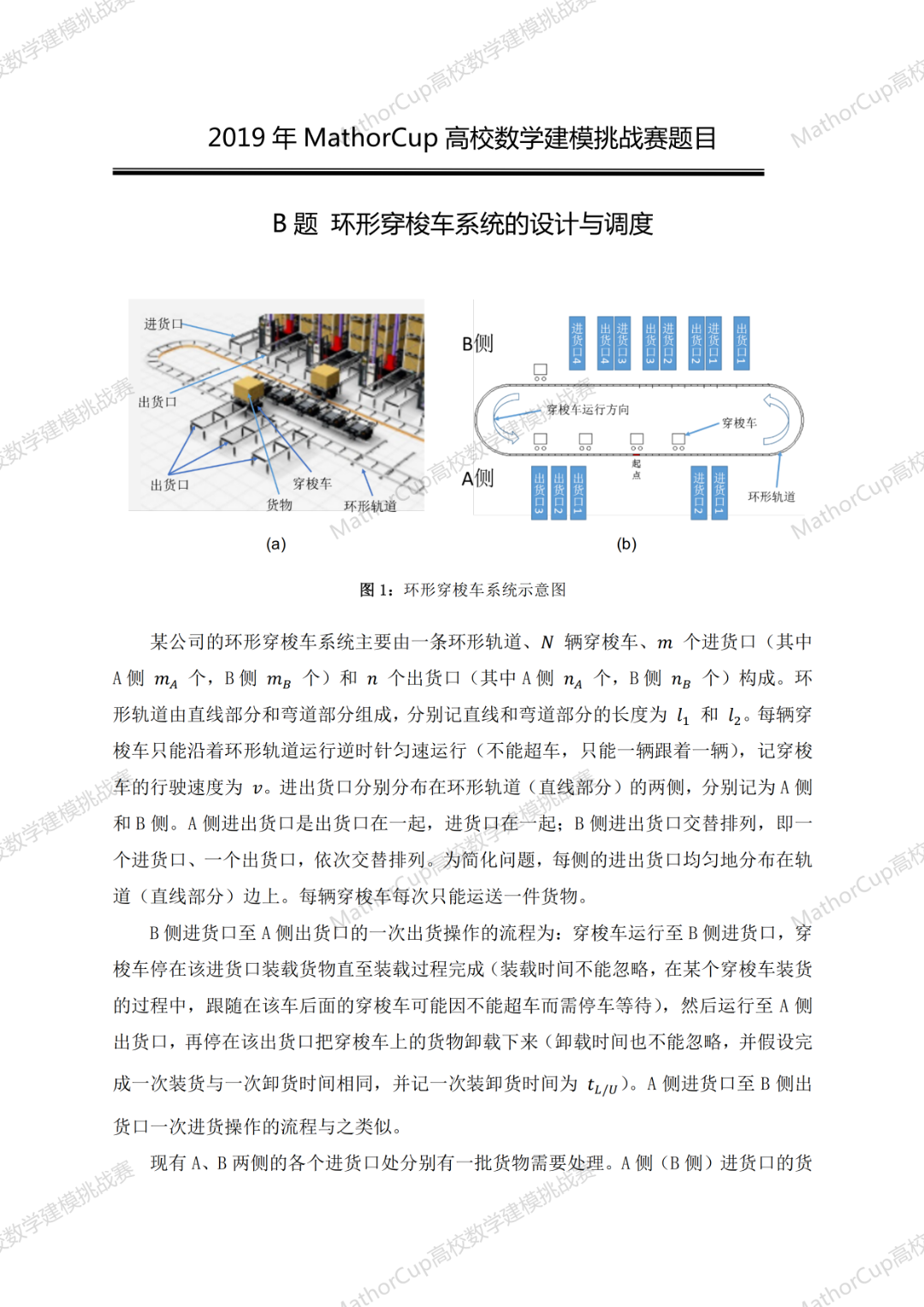 【往届赛题】2019年MathorCup高校数学建模挑战赛赛题汇总 - 知乎