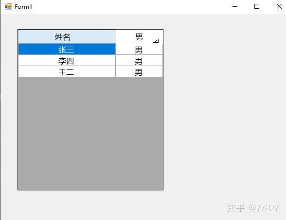C#简易实现WinForm的Datagridview的筛选 - 知乎