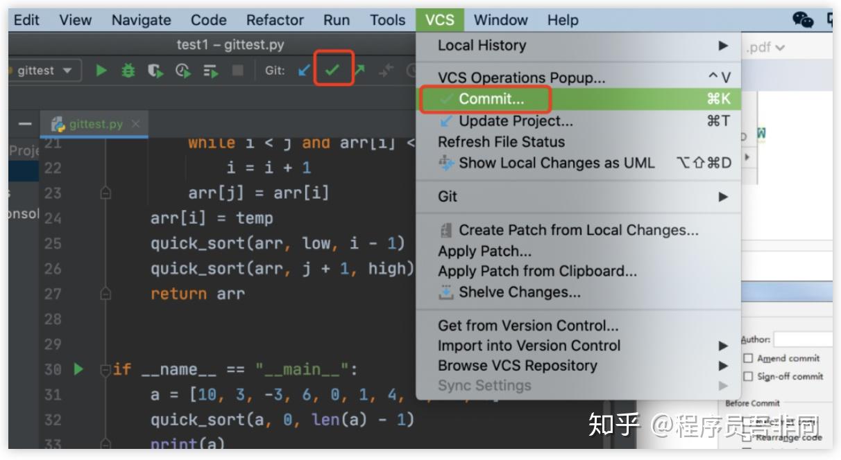 Pycharm操作Git - 知乎