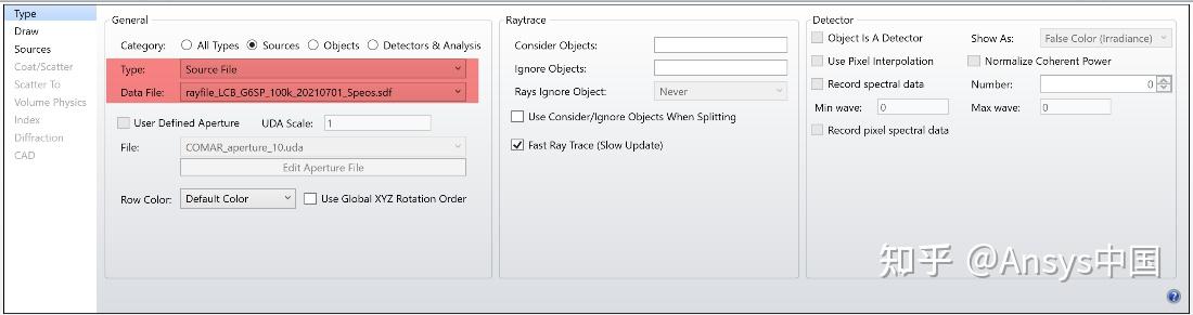 案例-如何在 Ansys Speos 与 Zemax 之间转换二进制光源文件？ - 知乎