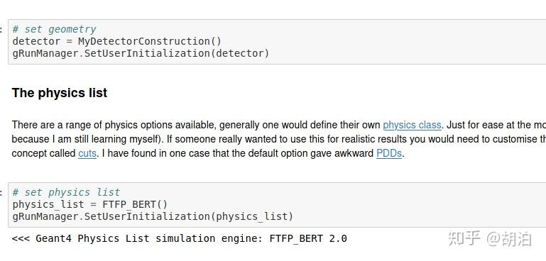 Geant4 + python - 知乎