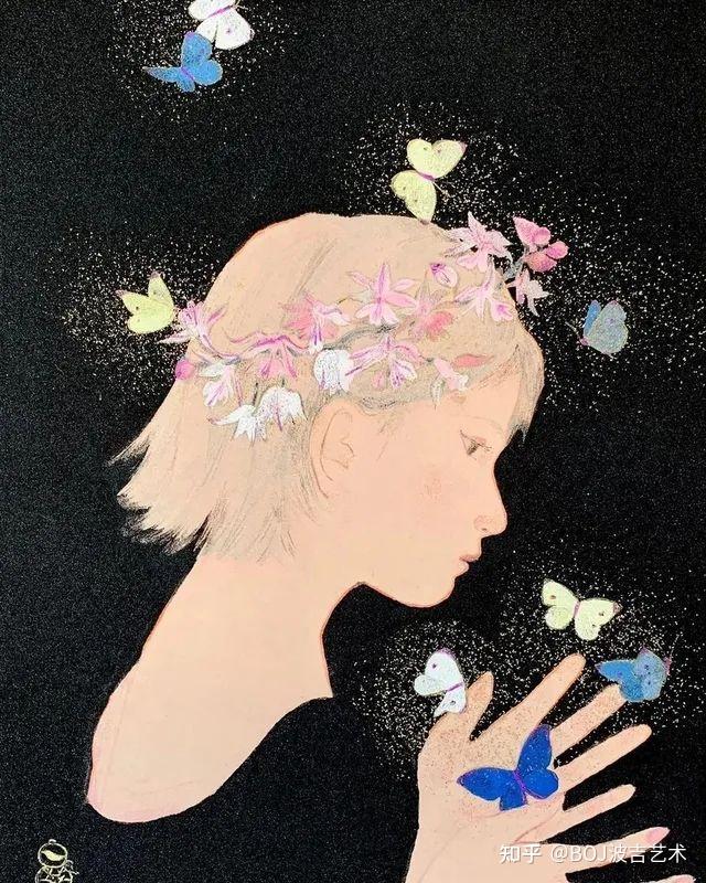 BOJ波吉艺术|日本插画师isozaki Nana的治愈系色彩！ - 知乎