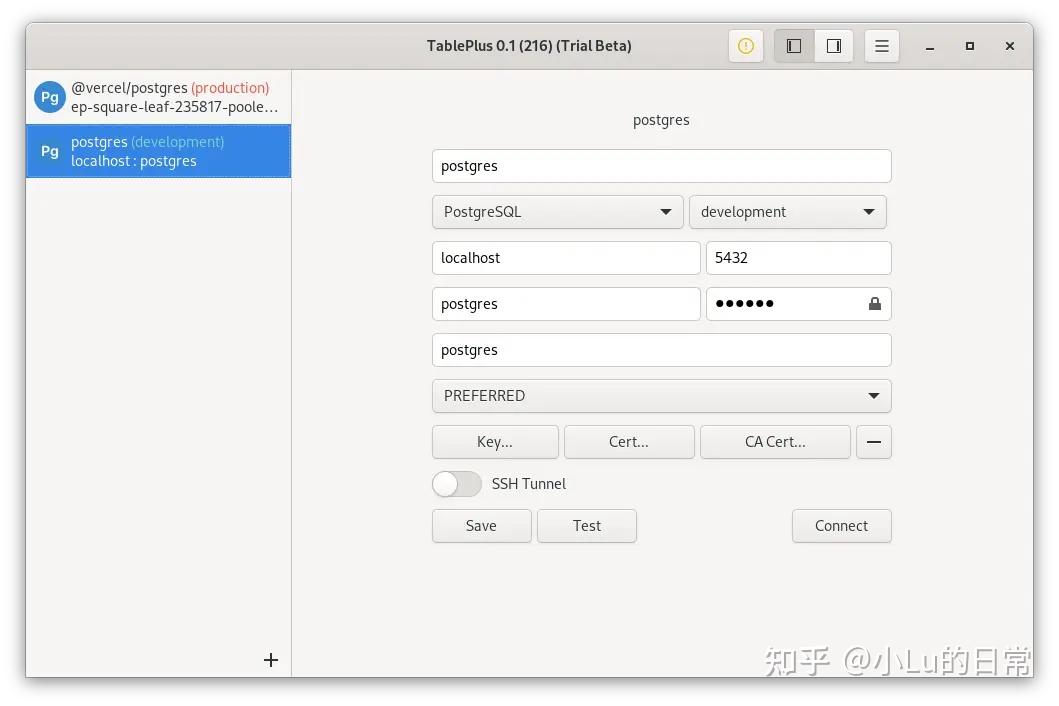 使用 TablePlus 管理 PostgreSQL - 知乎