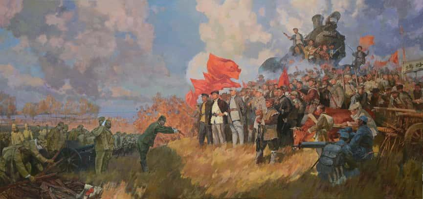 纪念抗战胜利80周年 | 抗日战争题材油画 - 知乎