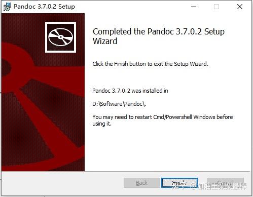 Pandoc安装及转.tex至.docx - 知乎