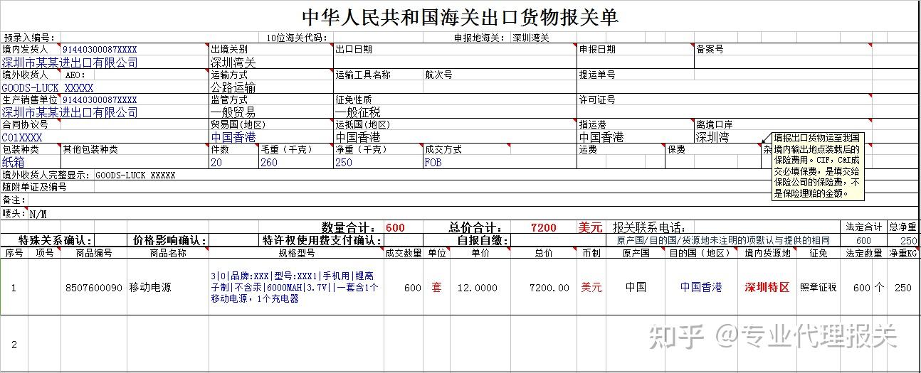 企业出口如何报关，填制报关单 - 知乎