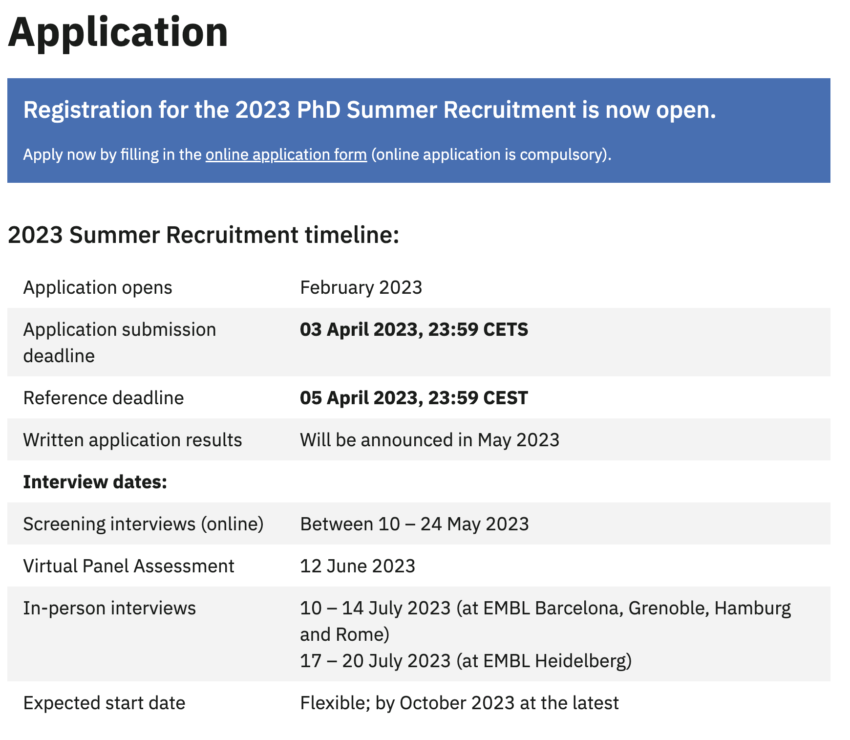 欧洲分子生物实验室EMBL博士项目正在开放申请 - 知乎