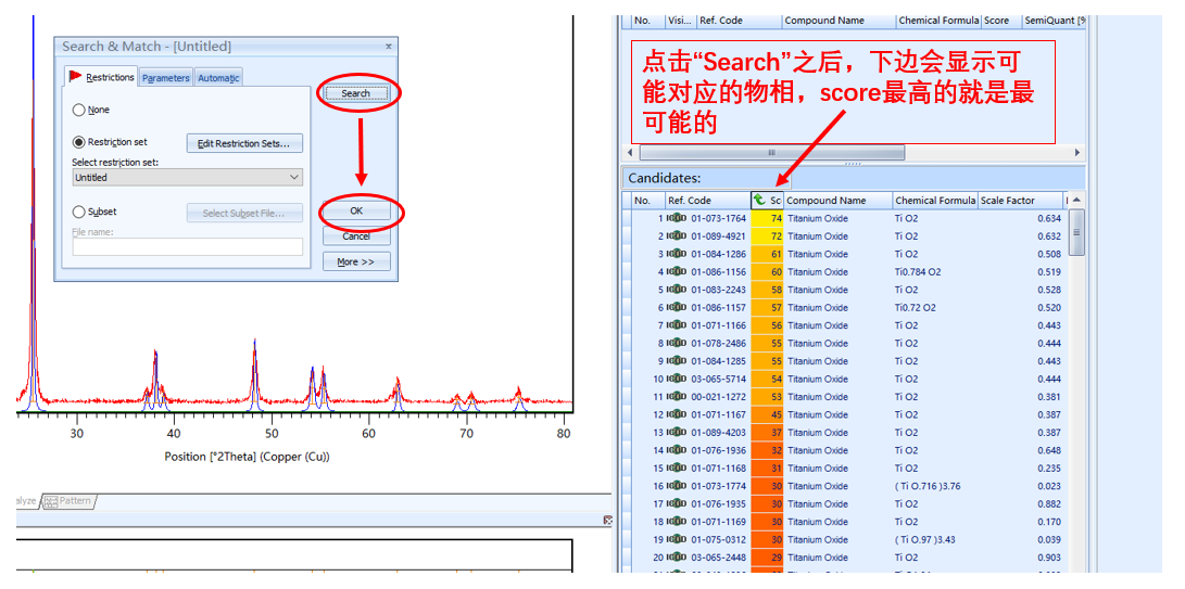 如何使用Highscore 进行XRD物相分析？ - 知乎