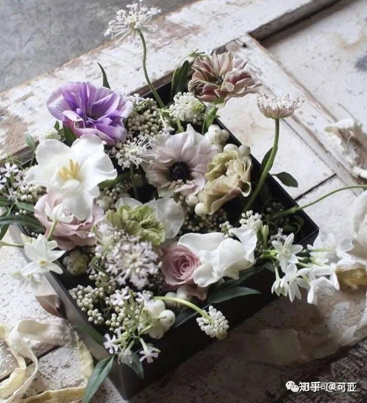 韩式花盒设计的秘诀，你知道多少？|阿米亚花艺 - 知乎