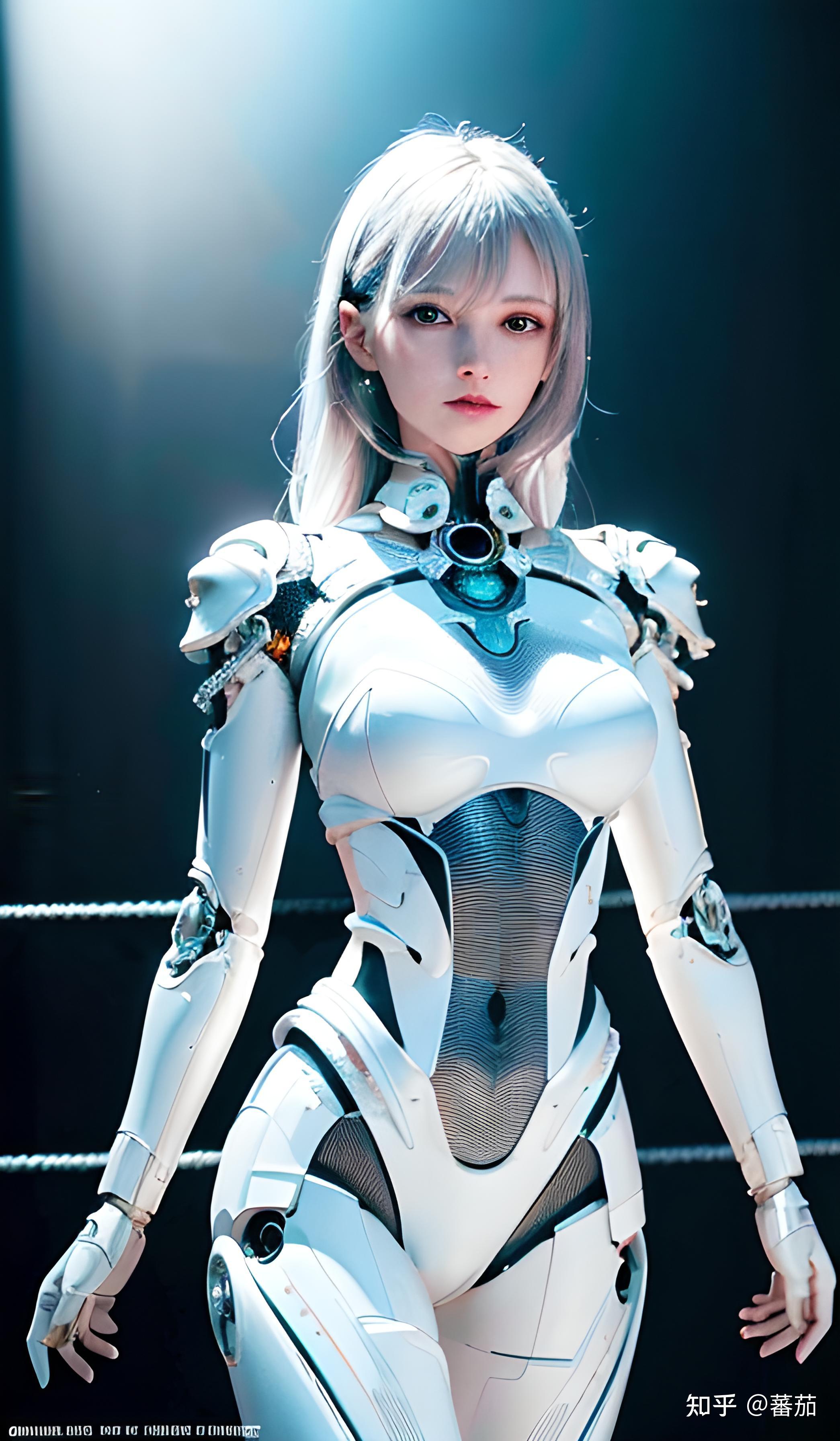 科技与艺术的完美结合:白发人形机械女带你领略机器人之美 知乎