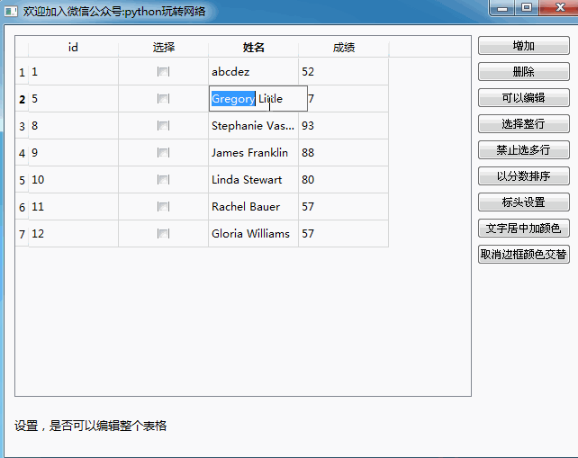 PYQT5中QTableWidget的使用！ - 知乎