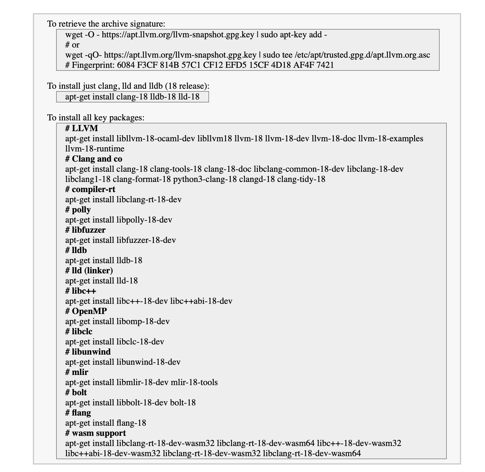 Clang LLVM 的几种安装方式 - 知乎
