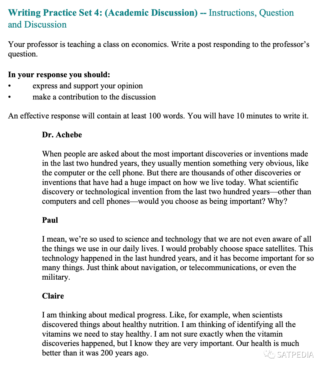 你们关心的托福写作新题型解析，看这篇就够了！ - 知乎