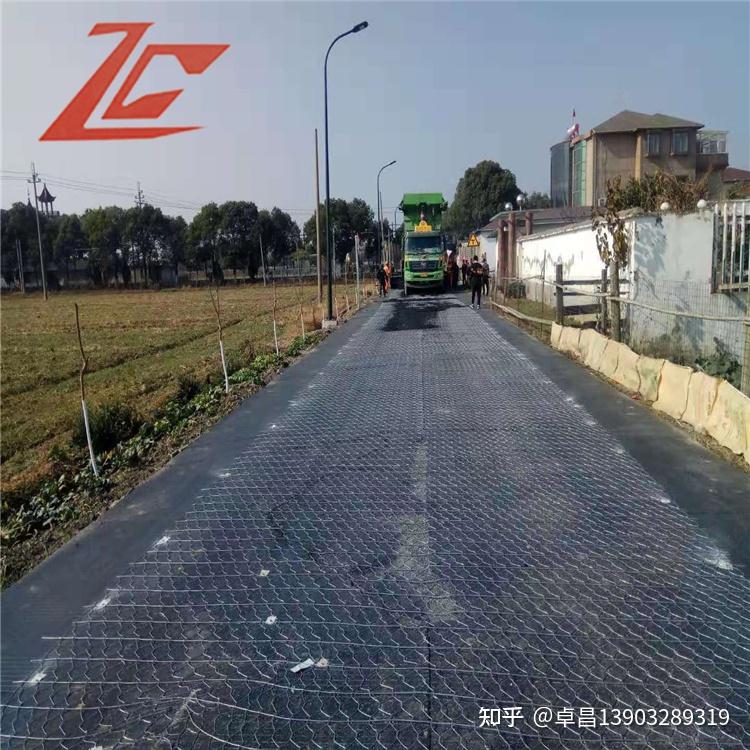 路面加筋网沥青路面加铺层双绞合钢丝网的作用 知乎 0416
