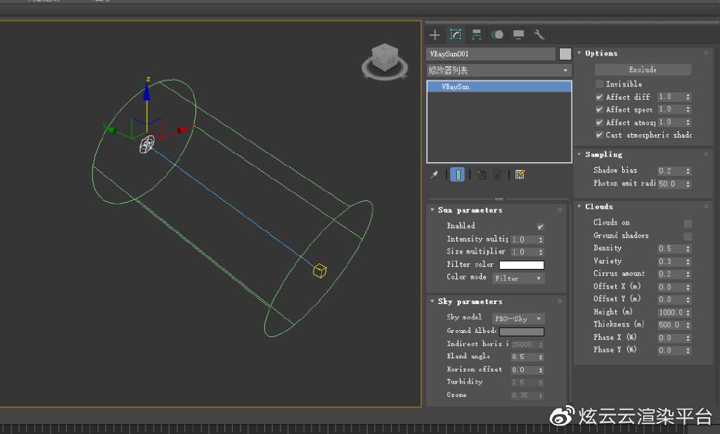 V-Ray太阳光使用教程分享 - 知乎