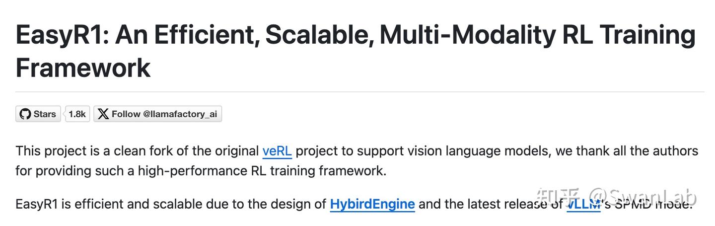 SwanLab x EasyR1：多模态大模型强化学习可视化训练 - 知乎