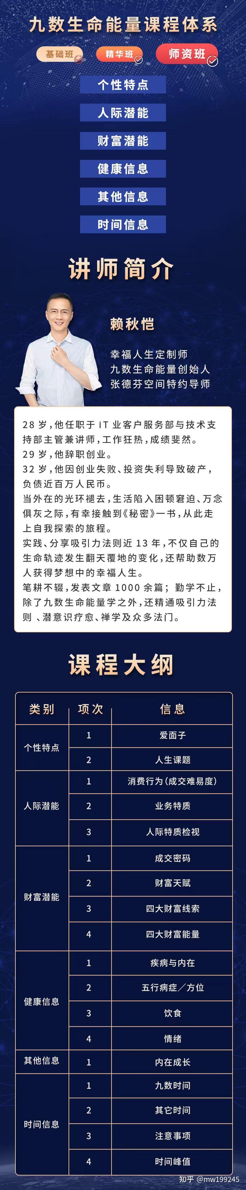 九数生命能量—挖掘潜能宝藏 师资班 知乎