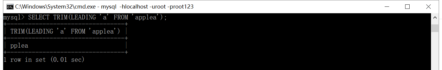 MySQL|trim() 函数用法 - 知乎