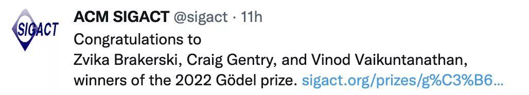 2022年哥德尔奖出炉！3位加密大牛斩获理论计算机最高荣誉 - 知乎