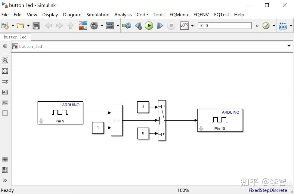 基于simulink的Arduino程序开发-LED按键控制实验 - 知乎