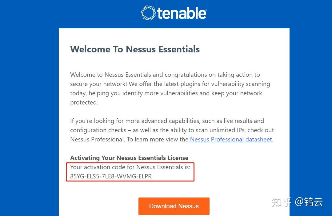 【安全工具】Nessus Essentials的简介及安装(基于kos) - 知乎