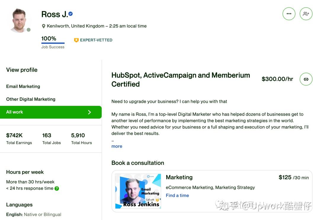 Upwork用户等级现状 - 知乎