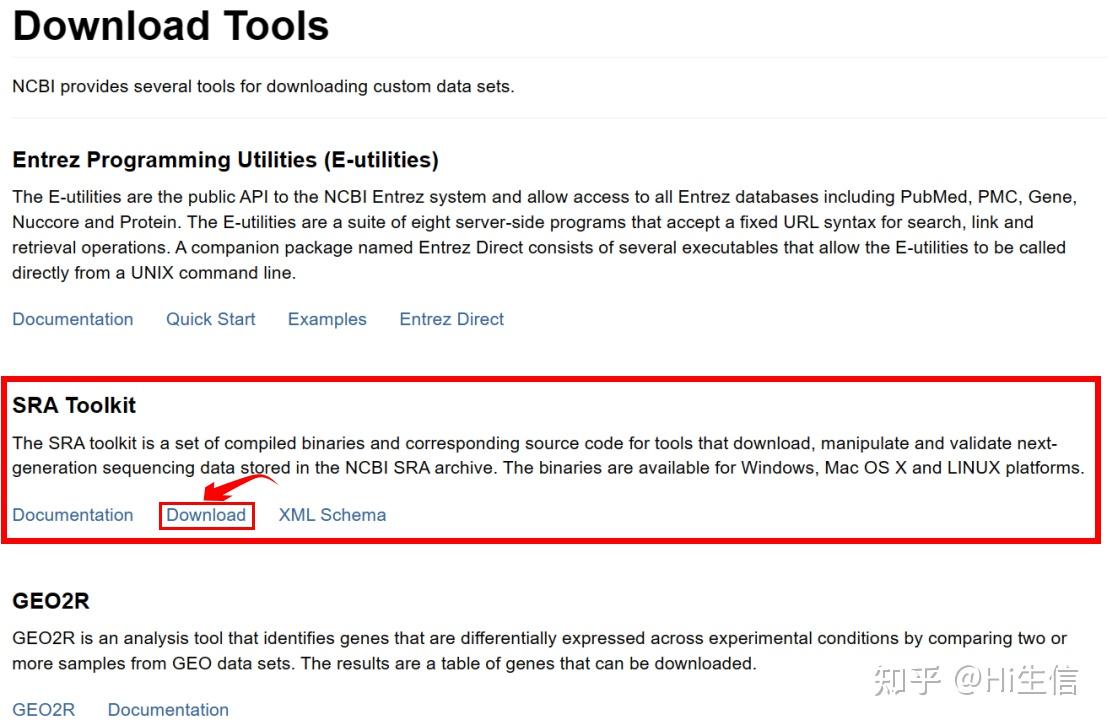 生信数据下载指南之NCBI - 知乎