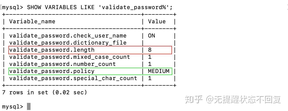 MySQL 8.0 解决：ERROR 1819 密码策略修改 - 知乎