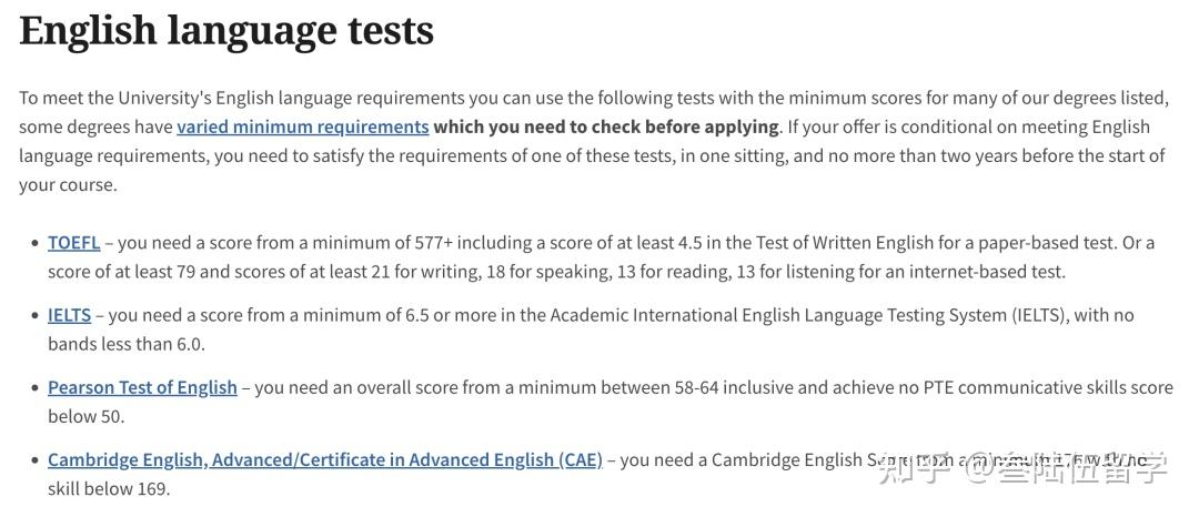 【澳洲】23fall澳洲八大认可的语言类型-直录 - 知乎