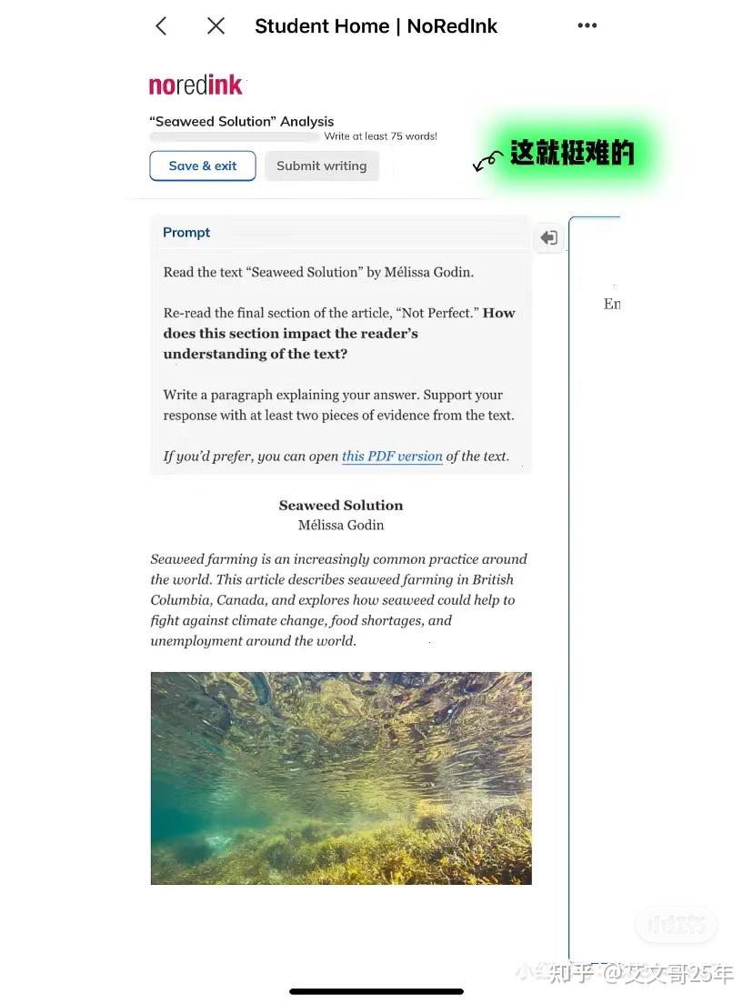 Noredink的写作部分怎么提高 - 知乎