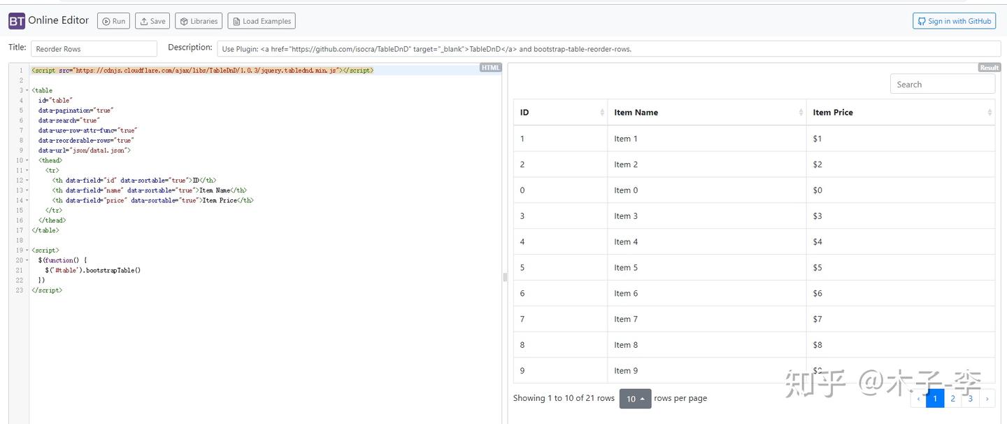 Django：表格插件bootstrapTable - 知乎