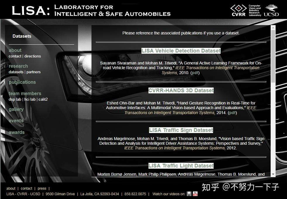 无人驾驶数据集汇总 - 知乎