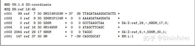 生信数据格式—SAM/BAM文件 - 知乎