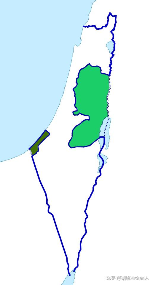 巴勒斯坦地区地图演变（最全） - 知乎