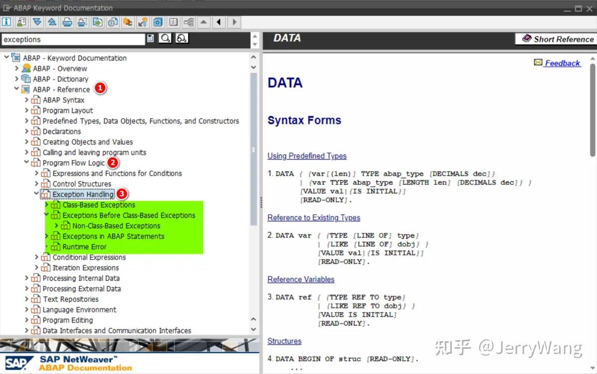 ABAP 异常处理(Exception Handling) - 什么是 Non-Class-Based 异常试读版 - 知乎