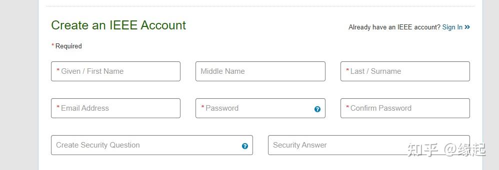 开始IEEE账户创建及进入投稿页面流程 - 知乎