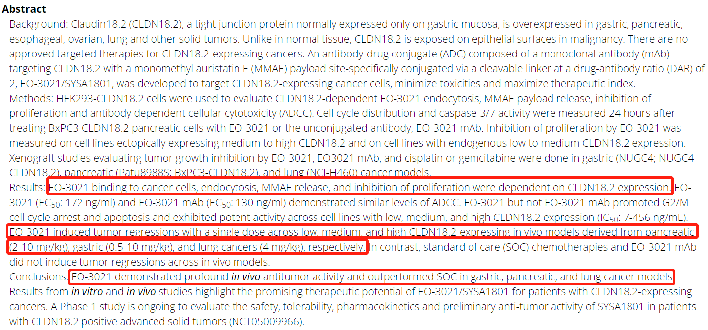 AACR2023| ADC药物及可用临床前动物模型 - 知乎