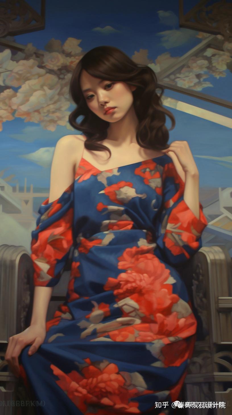 美图壁纸|James Jean简明风格的ai女孩 - 知乎